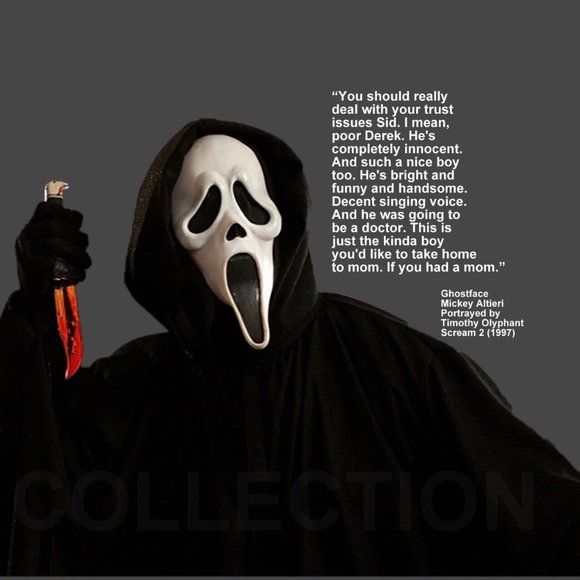 Wall Decor | Screams Ghostface You Should Really Deal With Quote Photo ...